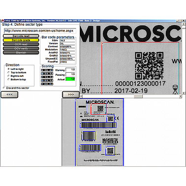 Integrated : Omron LVS-7510P-5-ZT610-600DPI Microscan Print ...