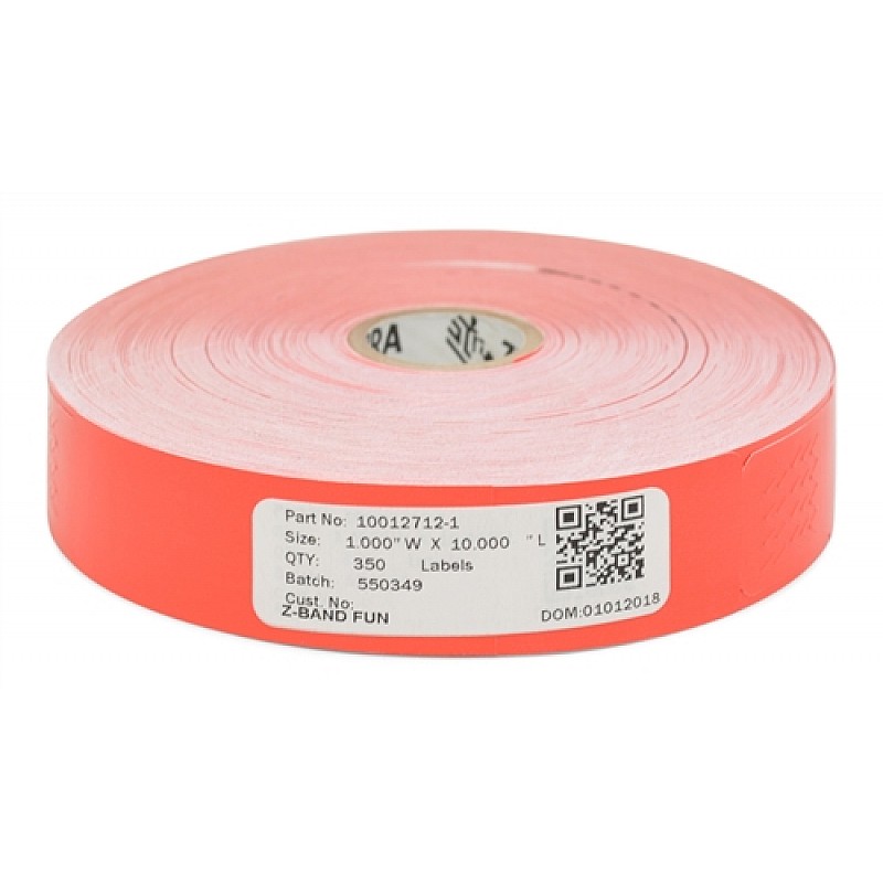 Accessories : Zebra 10012712-1 Wristband, Polypropylene,
